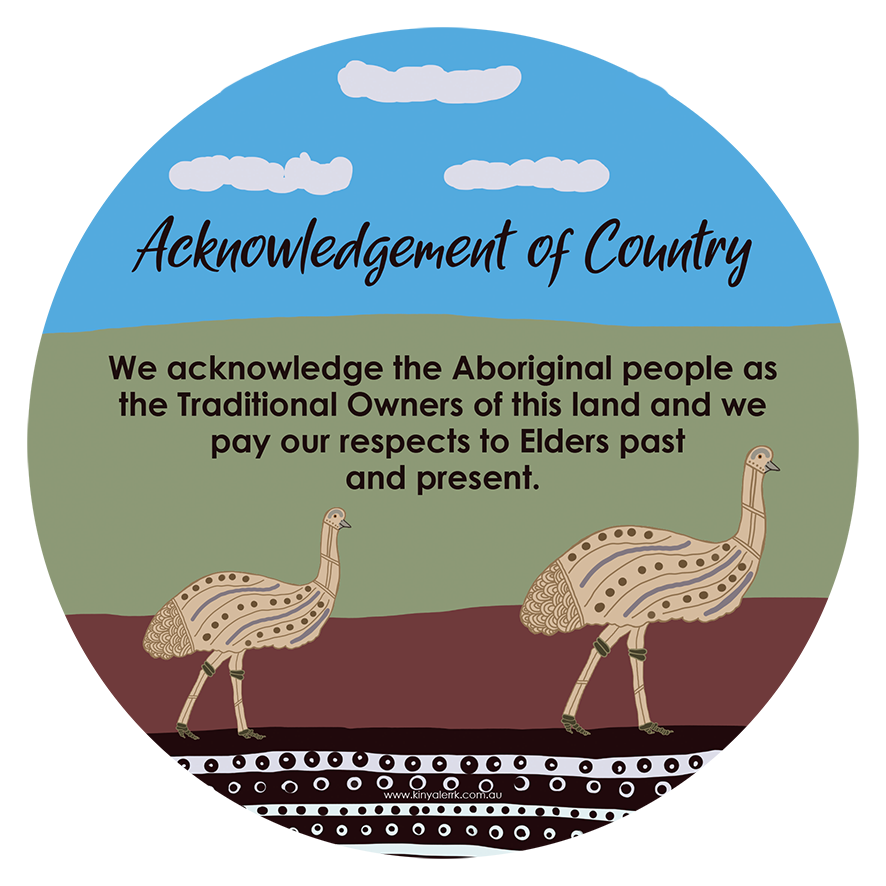 Acknowledgement of Country Plaques – Kinya Lerrk