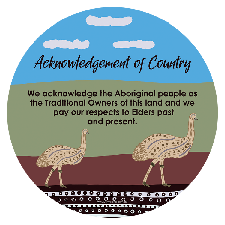 Acknowledgement of Country Plaques – Kinya Lerrk